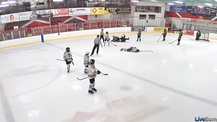 Un entraîneur de hockey mineur s’en prend à un joueur adverse à Beaupré ...
