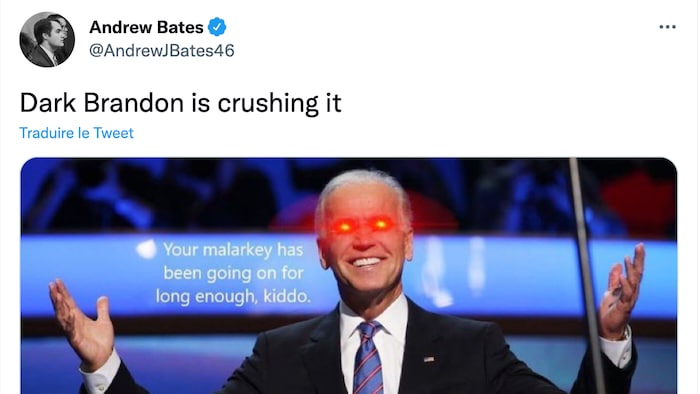 Dark Brandon, le nouveau Joe Biden? | Radio-Canada