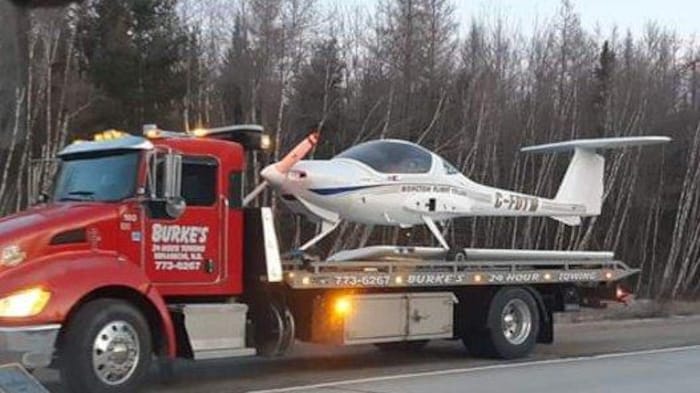 Atterrissage d'urgence d'un petit avion près de Blackville | Radio-Canada