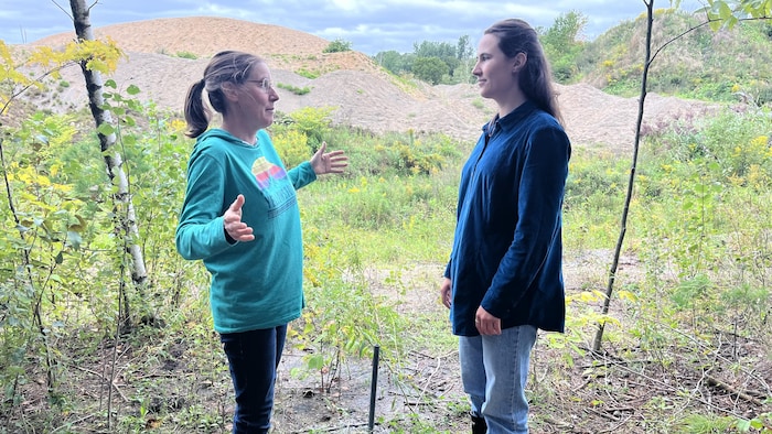 Vision divergente du site d’une sablière à Victoriaville | Radio-Canada