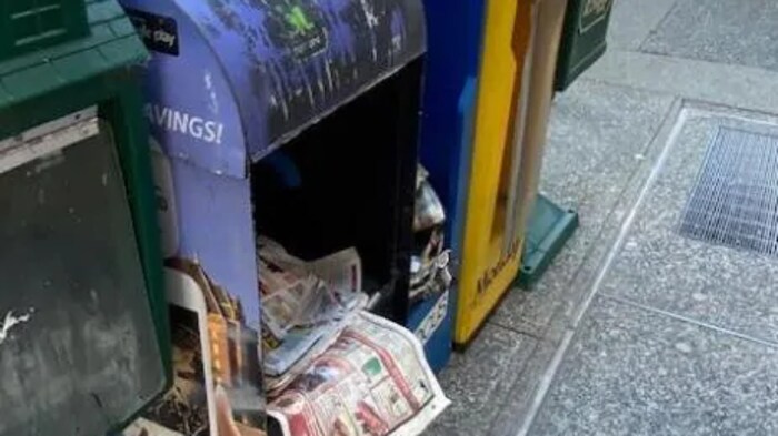 La Ville de Victoria pense à retirer les boîtes à journaux du centre ...