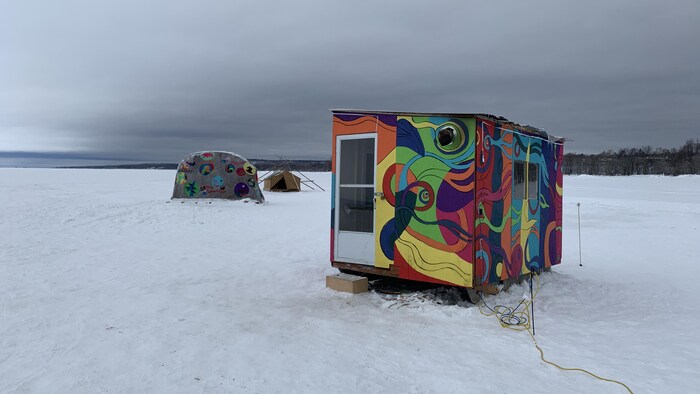 Retour du festival Ice Follies sur le lac Nipissing | Radio-Canada