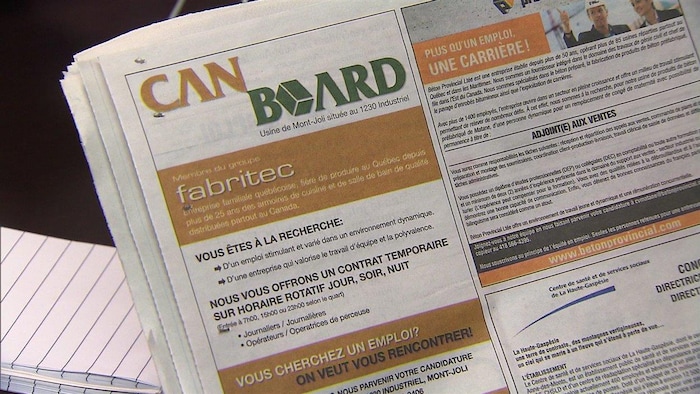 L'entreprise Canboard hausse ses salaires à Mont-Joli | Radio-Canada
