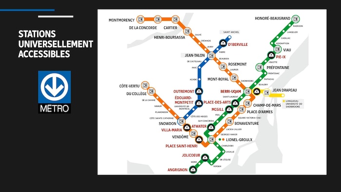 Toronto devance Montréal pour l’accessibilité au métro | Radio-Canada