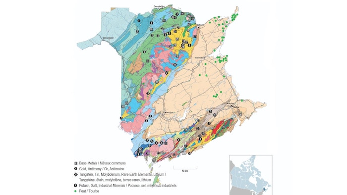 Le Nouveau-Brunswick veut stimuler le développement des minéraux ...