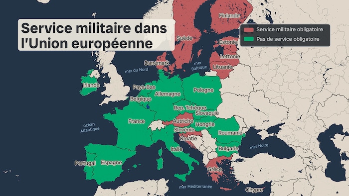 Vers un retour du service militaire en Europe? | Radio-Canada