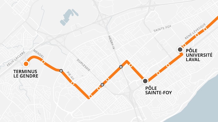 Pas de tunnel à Sainte-Foy pour le tramway | Radio-Canada
