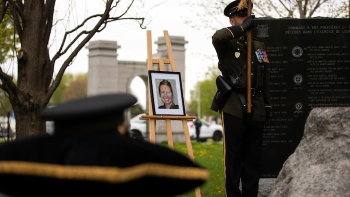 Hommage à Maureen Breau à l’École nationale de police | Radio-Canada