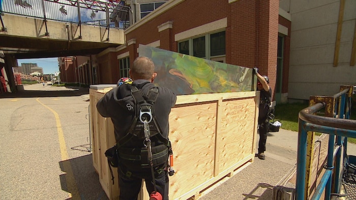 Les oeuvres d'art dans le Stampede Corral seront préservées malgré sa ...