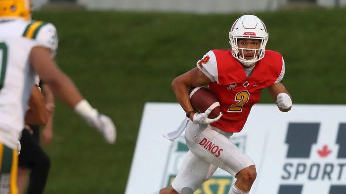 Deane Leonard, 1er joueur des Dinos de Calgary à être repêché par une ...