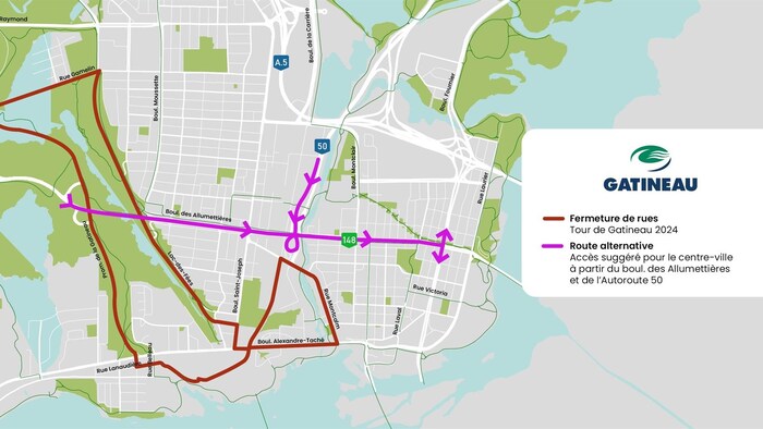 Fermeture de plusieurs routes ce week-end à Ottawa et à Gatineau ...