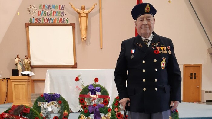 Un dernier hommage pour le plus vieux vétéran de Kedgwick | Radio-Canada