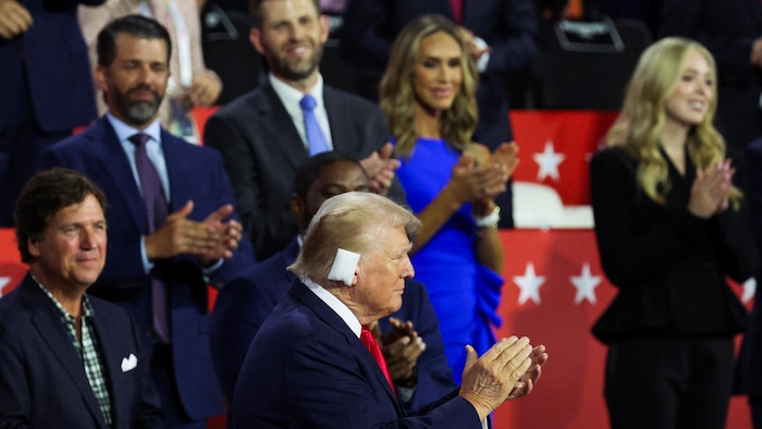 Donald Trump accueilli en héros à la convention nationale républicaine ...
