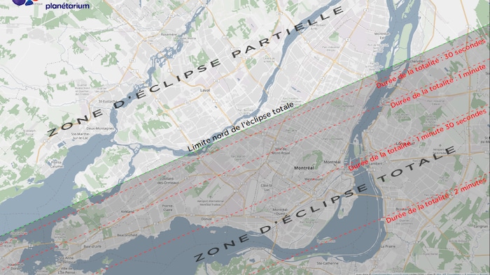 Où serez-vous lundi pour observer l’éclipse totale du Soleil? | Radio ...