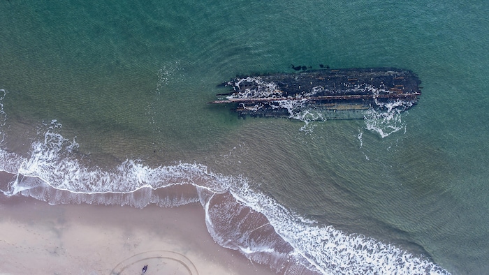 L’épave apparue en janvier au large de Terre-Neuve daterait du 19e ...
