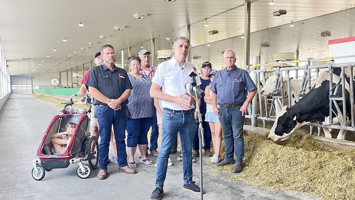 Éric Duhaime souhaite aller à la rescousse des agriculteurs | Radio-Canada