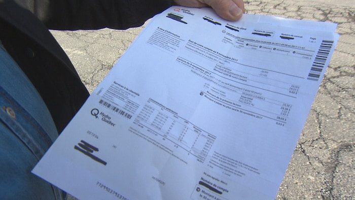 Choqué de recevoir une facture de 3 sous d'Hydro-Québec | Radio-Canada