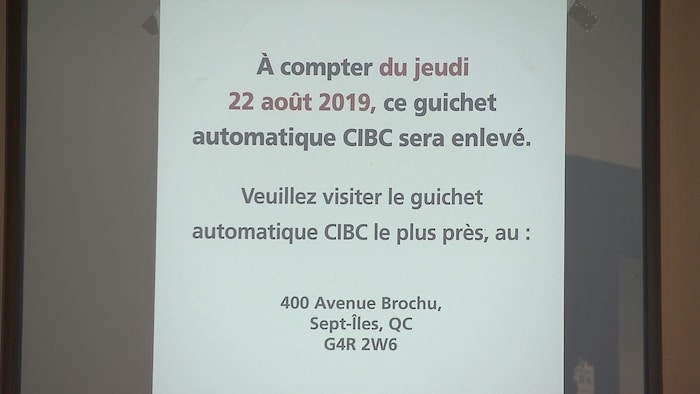 La fermeture de la CIBC à Port-Cartier se concrétise | Radio-Canada
