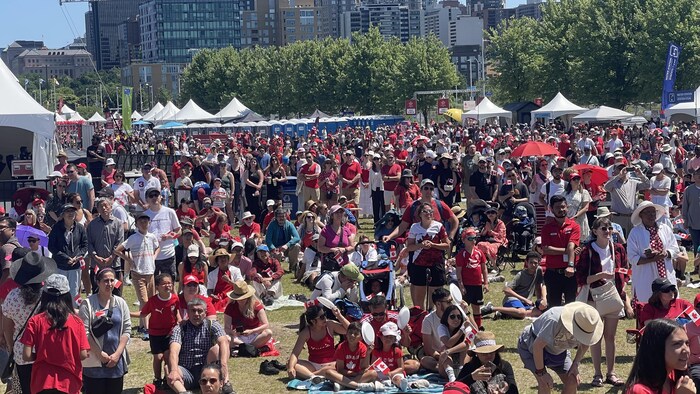 [En images] La capitale célèbre la fête du Canada | Radio-Canada