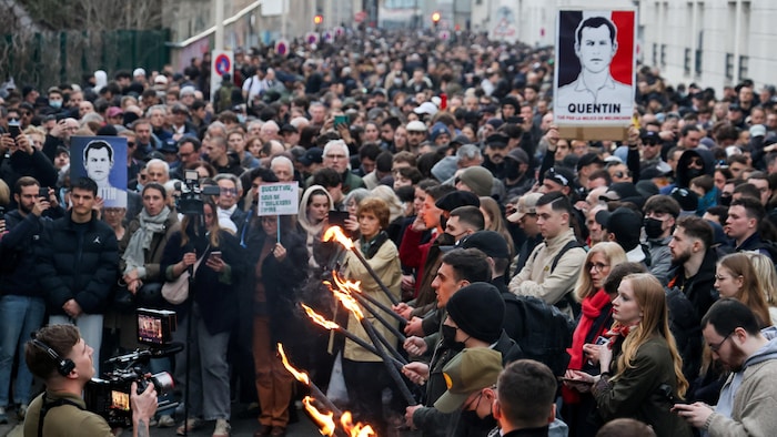 France : hommage au militant d’extrême droite battu à mort | Radio-Canada