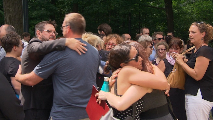Dernier hommage à Benjamin Gaillard et à son fils | Radio-Canada