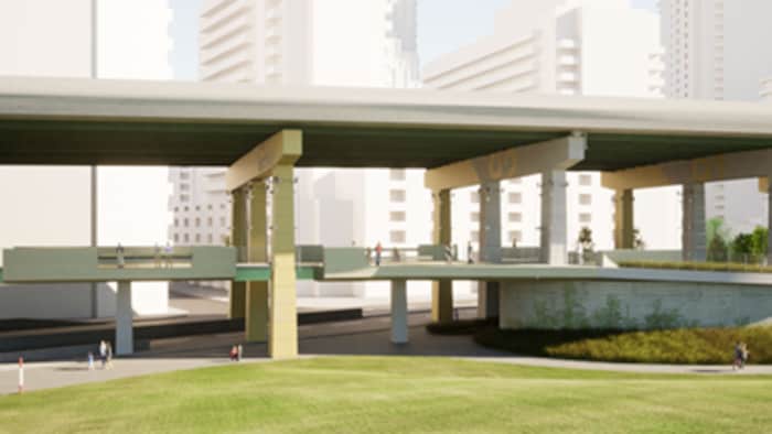 Un projet d’aménagement ambitieux sous une autoroute torontoise | Radio ...