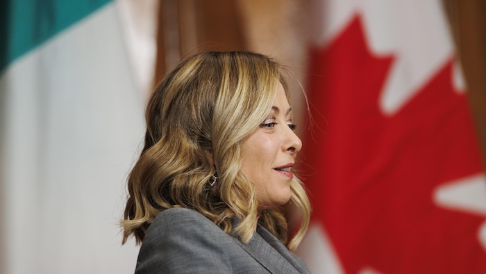 Une manifestation propalestinienne perturbe la visite de Giorgia Meloni ...