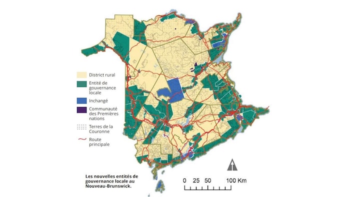 Le Nouveau-Brunswick dévoile les nouveaux noms des entités municipales ...