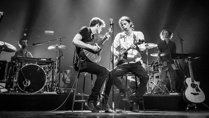 Half Moon Run sur scène avec l'OSM | Radio-Canada