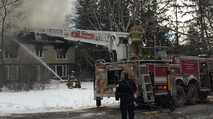 Un incendie dans un immeuble à logements du secteur d'Aylmer à Gatineau ...