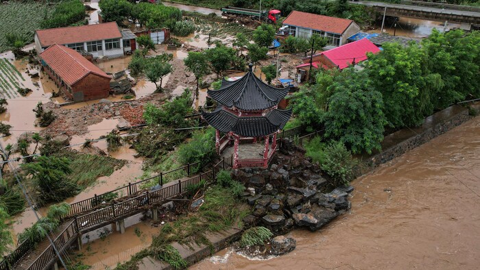 Déluge et inondations en Chine, 30 morts et 80 000 évacuations à Pékin ...