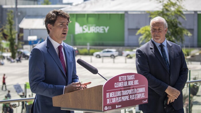 Trudeau investit 1,3 G$ pour prolonger le Skytrain jusqu'à Langley ...