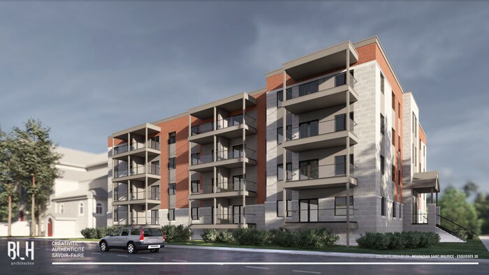 Un immeuble de 40 logements derrière l’église Notre-Dame-des Sept ...