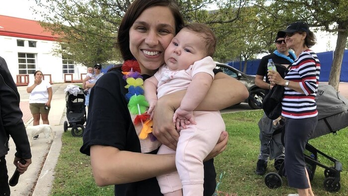 Une marche pour aider la petite Madison Lamarre | Radio-Canada