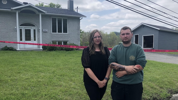 Un couple d’Edmundston impuissant devant sa maison au bord d’un gouffre ...