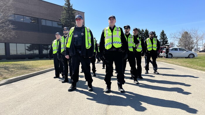 Des centaines d’employés fédéraux en grève ont manifesté au Centre ...