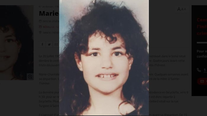 Le meurtrier d’une fillette tuée en 1994 déclaré coupable | Radio-Canada