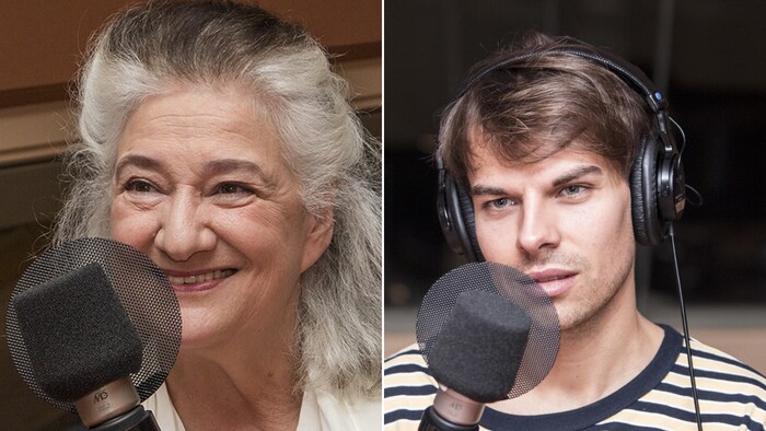 Marie Laberge et Kev Lambert au Salon du livre de Montréal | Radio-Canada