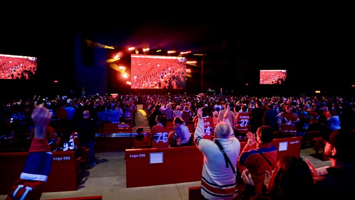 3500 partisans du Canadien à l’Amphithéâtre Cogeco | Radio-Canada