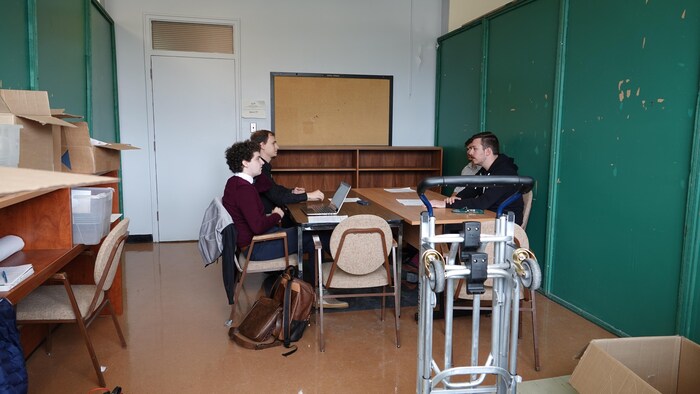 Une journée de campagne avec Mathieu Morin | Radio-Canada