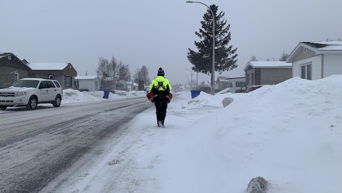 Une tempête de neige s’installe sur la Côte-Nord | Radio-Canada