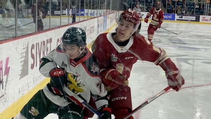 Séries de la LHJMQ : le surprenant Titan balaye les Mooseheads | Radio ...