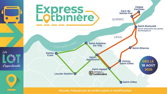 La MRC de Lotbinière bonifie son offre en transport en commun | Radio ...
