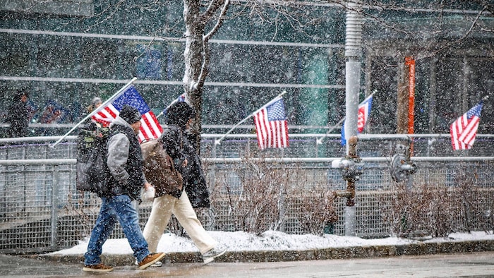 New York paralysée par une tempête historique dans le nord-est des ...