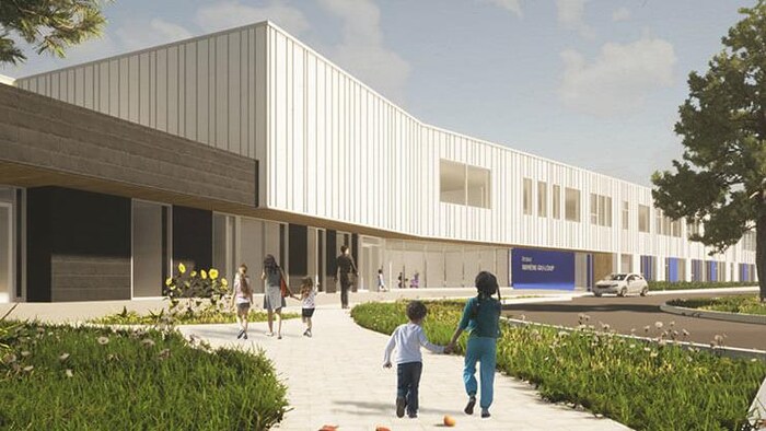 Des croquis de la nouvelle école primaire publique de Rivière-du-Loup ...