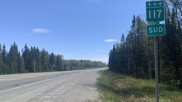 Une nouvelle voie de dépassement sur la route 117 | Radio-Canada