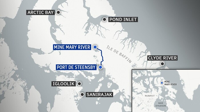 Mine Mary River : Baffinland prépare un nouveau projet ferroviaire au ...