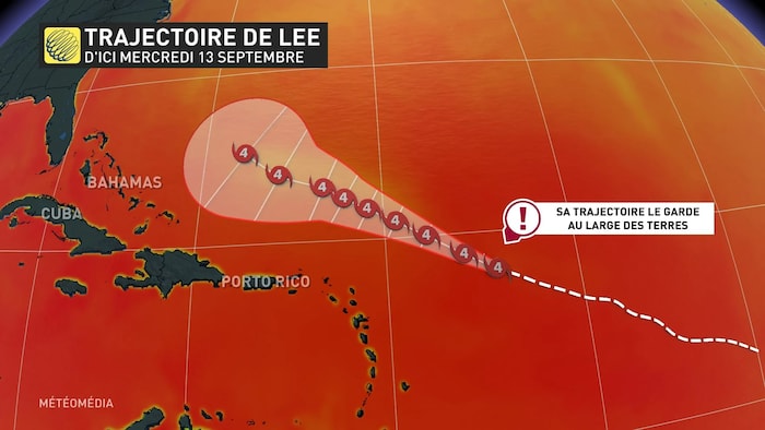 Des modèles peuvent être trompeurs sur la trajectoire de l’ouragan Lee ...