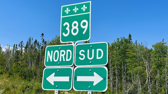 « C’est la route du diable » : un appel à la vigilance sur la 389 | Radio-Canada