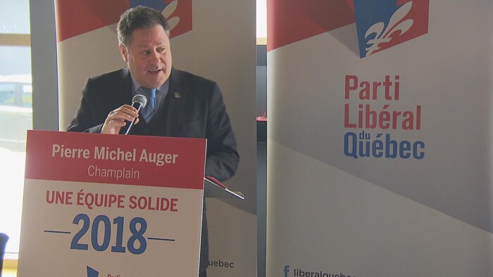 Pierre Michel Auger à nouveau candidat dans Champlain | Radio-Canada